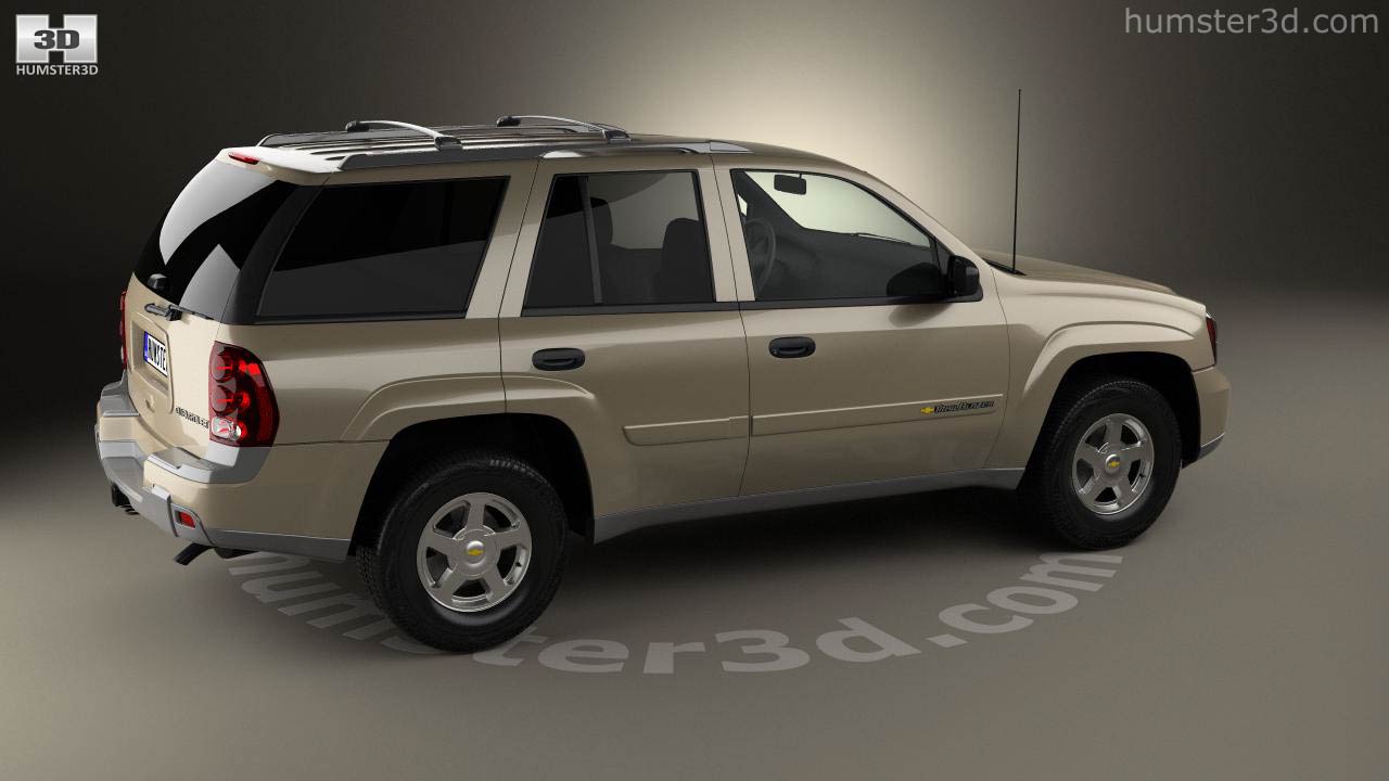 360 view of Chevrolet TrailBlazer LT 2009 3D model - 3DModels store