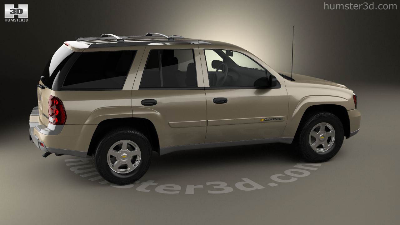 360 view of Chevrolet TrailBlazer LT 2009 3D model - 3DModels store