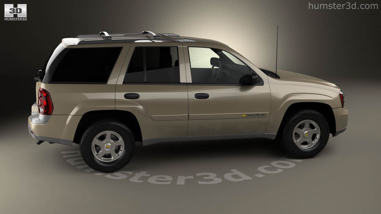 360 view of Chevrolet TrailBlazer LT 2009 3D model - 3DModels store
