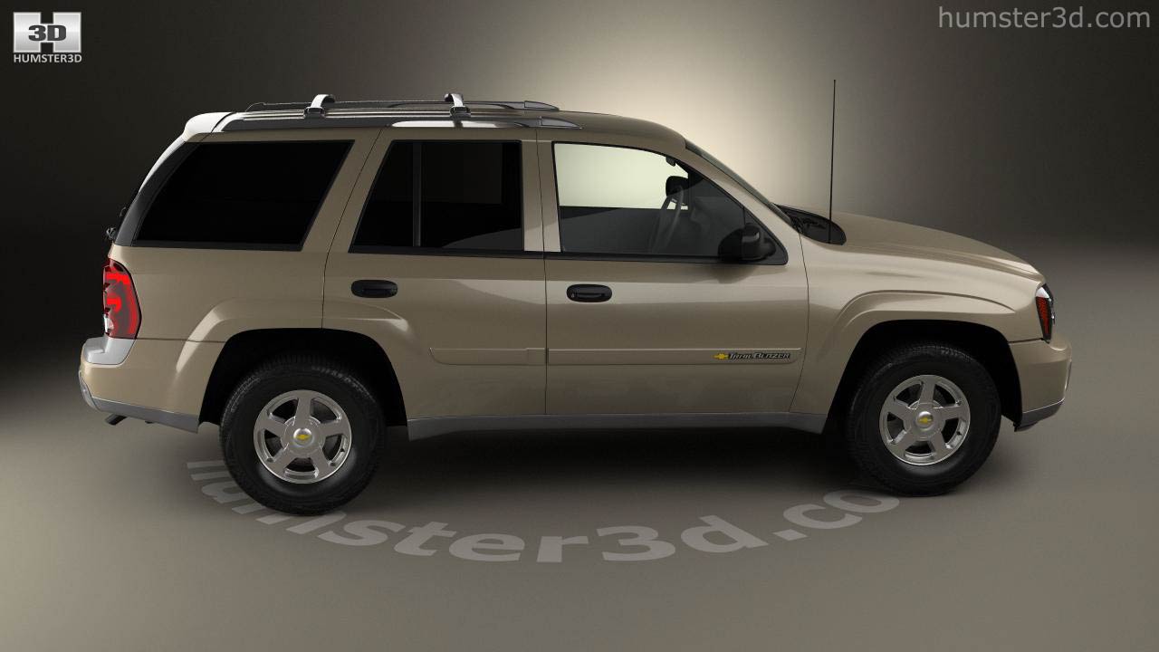 360 view of Chevrolet TrailBlazer LT 2009 3D model - 3DModels store