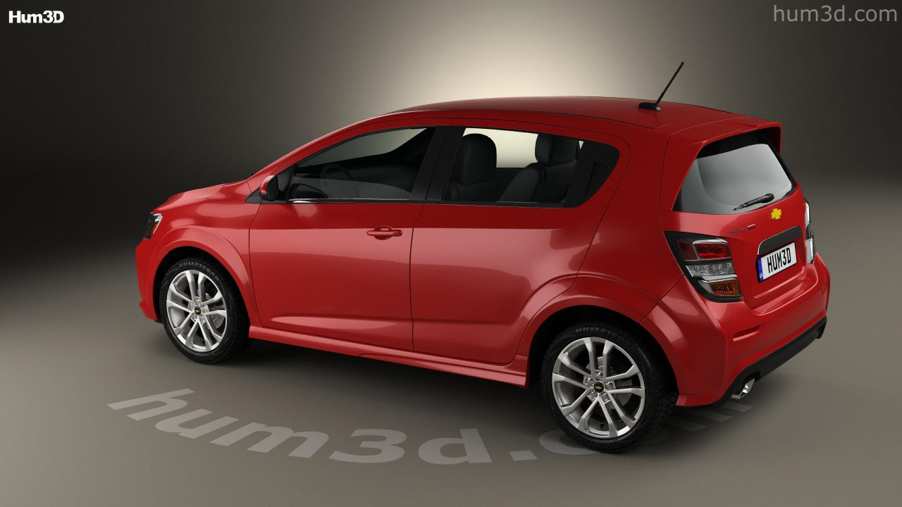 360 view of Chevrolet Sonic hatchback RS 2018 3D model - 3DModels store