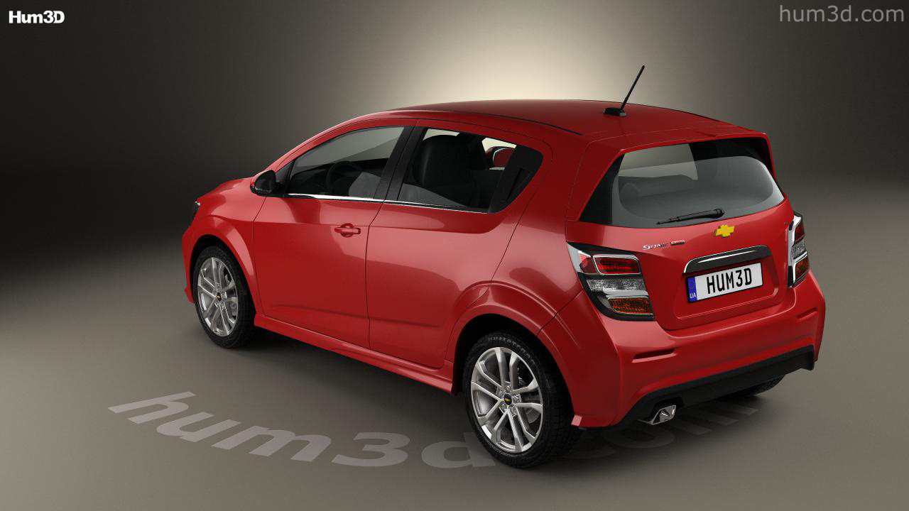 360 view of Chevrolet Sonic hatchback RS 2018 3D model - 3DModels store