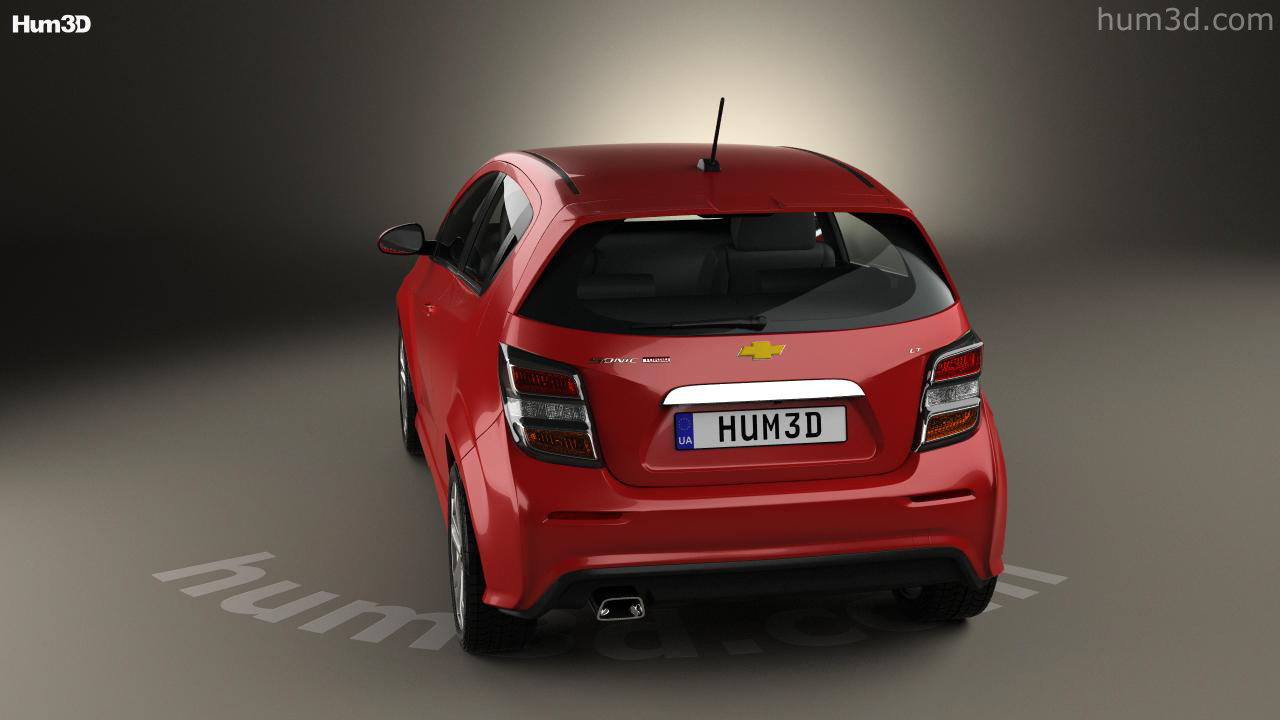 360 view of Chevrolet Sonic hatchback RS 2018 3D model - 3DModels store
