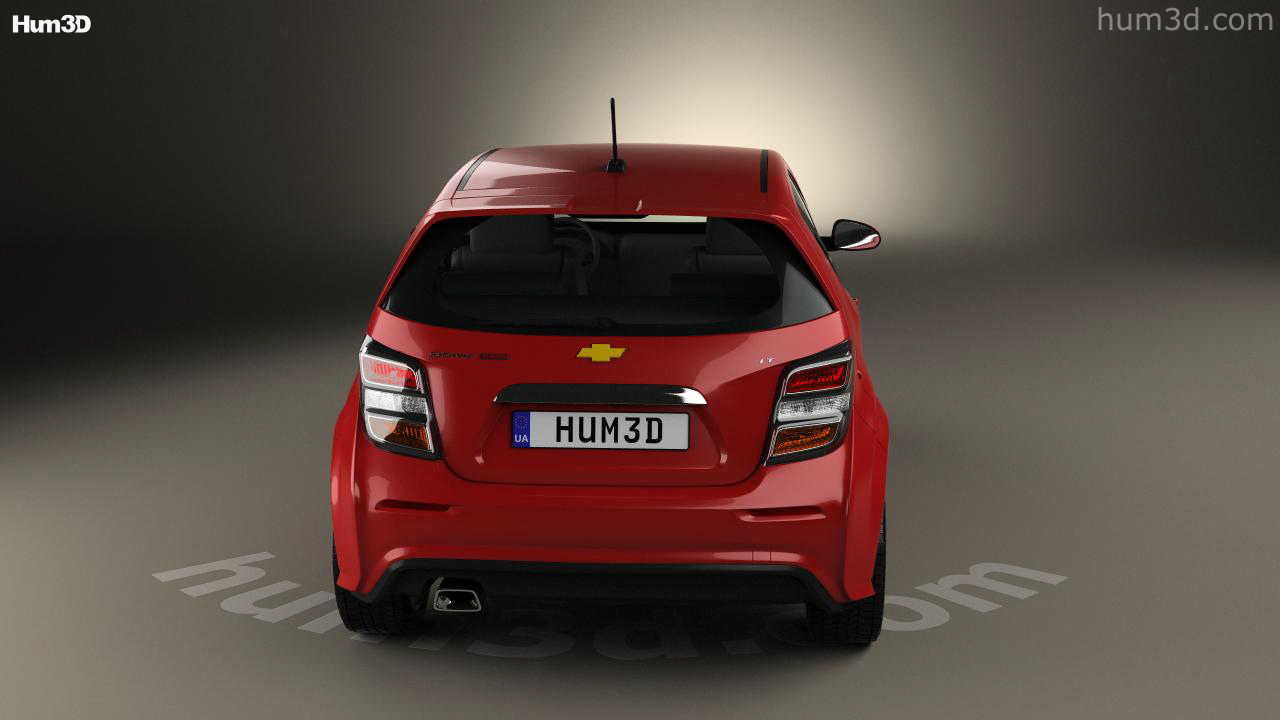 360 view of Chevrolet Sonic hatchback RS 2018 3D model - 3DModels store