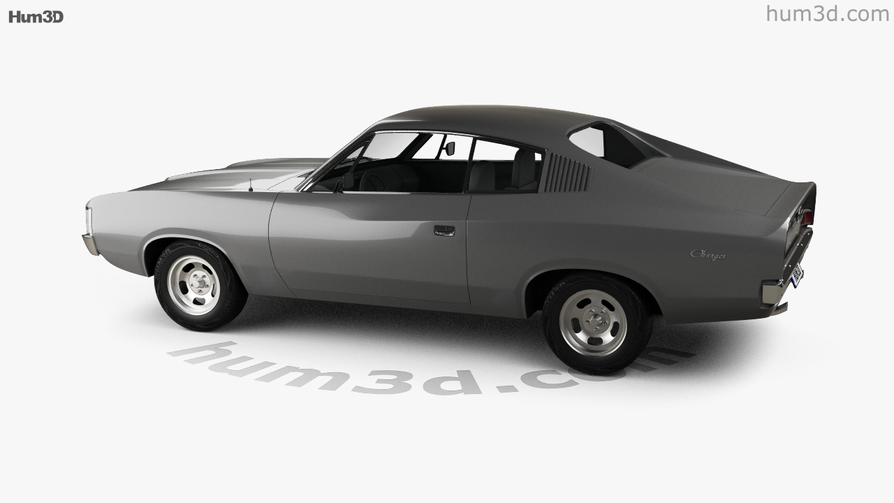 360 view of Chrysler Valiant Charger RT 1971 3D model - 3DModels store