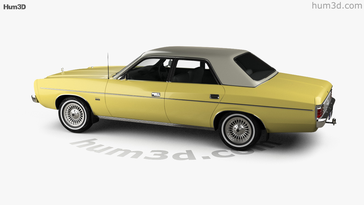 360 view of Chrysler Valiant Regal 1978 3D model - 3DModels store