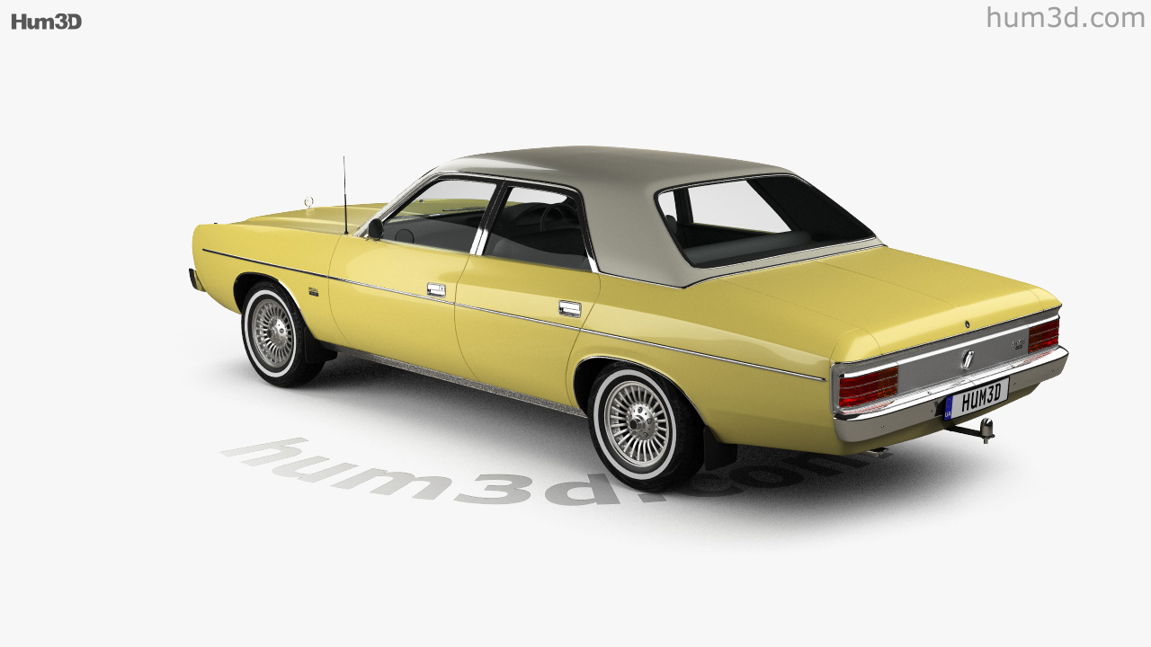 360 view of Chrysler Valiant Regal 1978 3D model - 3DModels store