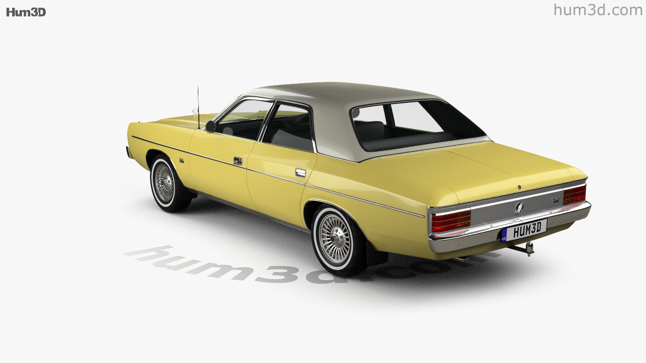 360 view of Chrysler Valiant Regal 1978 3D model - 3DModels store