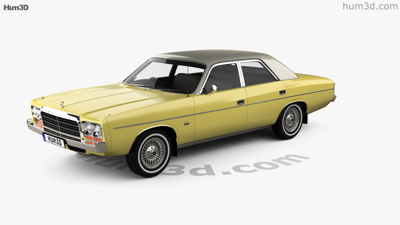 360 view of Chrysler Valiant Regal 1978 3D model - 3DModels store