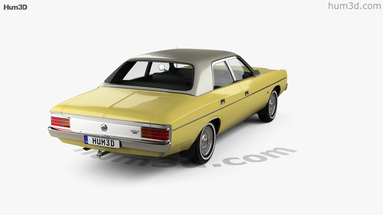 360 view of Chrysler Valiant Regal 1978 3D model - 3DModels store