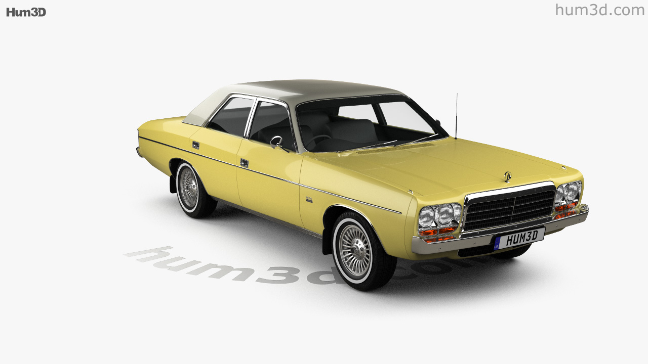 360 view of Chrysler Valiant Regal 1978 3D model - Hum3D store