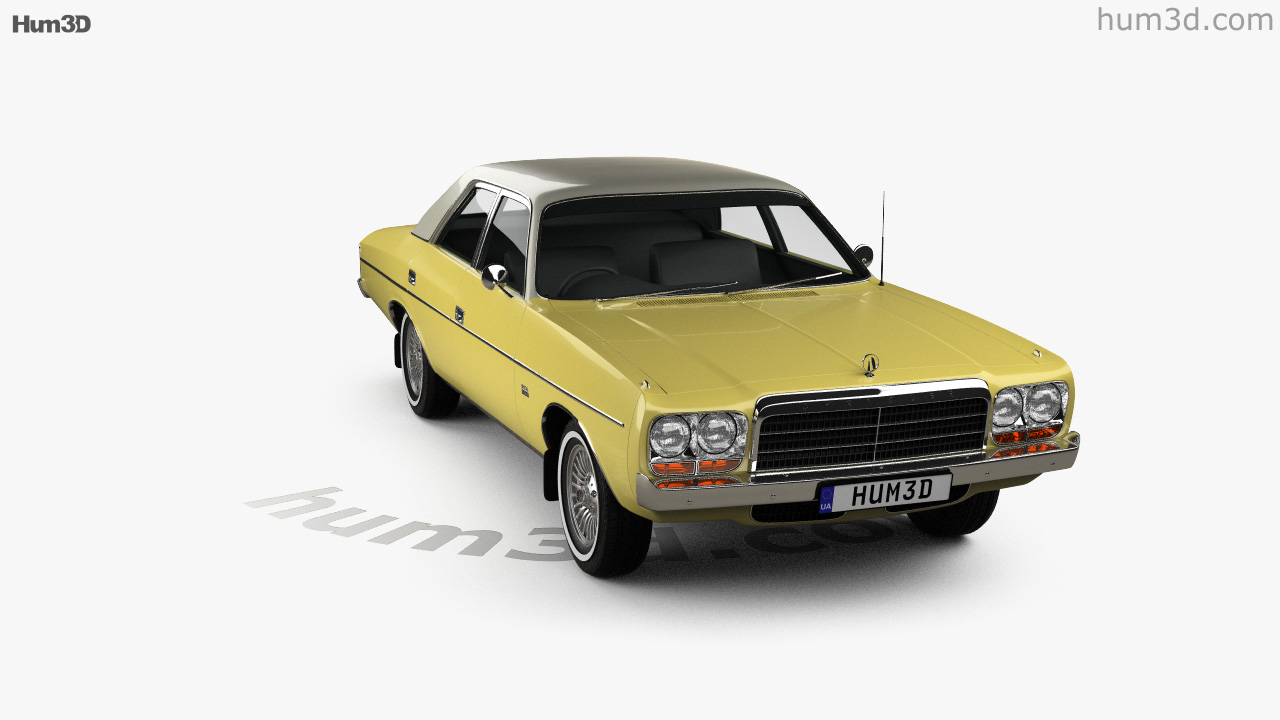 360 view of Chrysler Valiant Regal 1978 3D model - 3DModels store