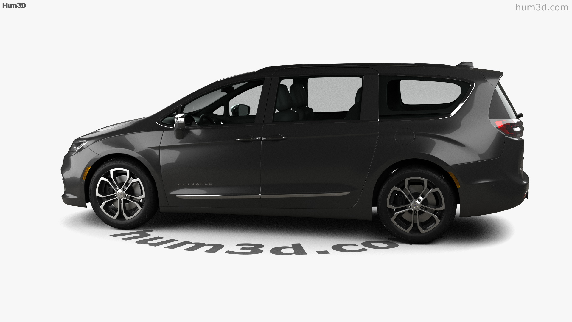 360 view of Chrysler Pacifica Pinnacle 2023 3D model - 3DModels store