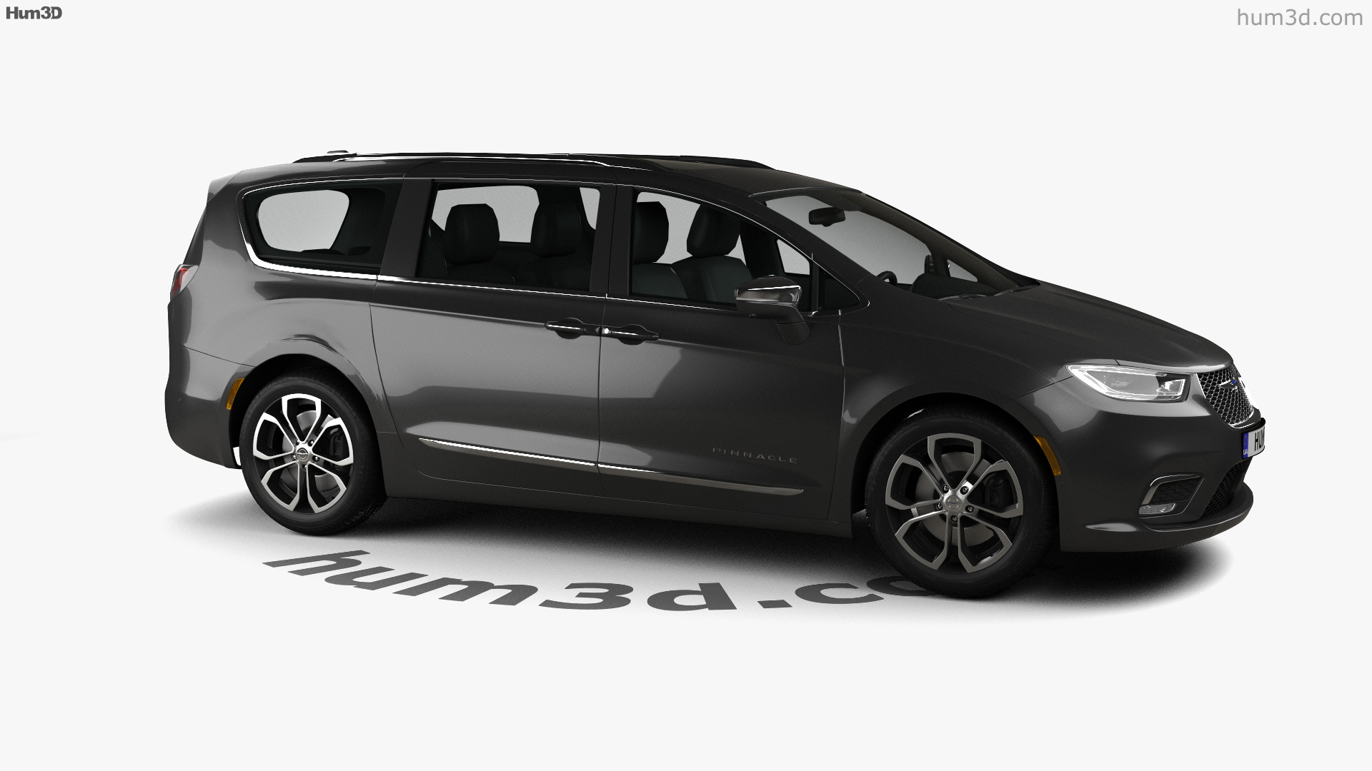 360 view of Chrysler Pacifica Pinnacle 2022 3D model - 3DModels store