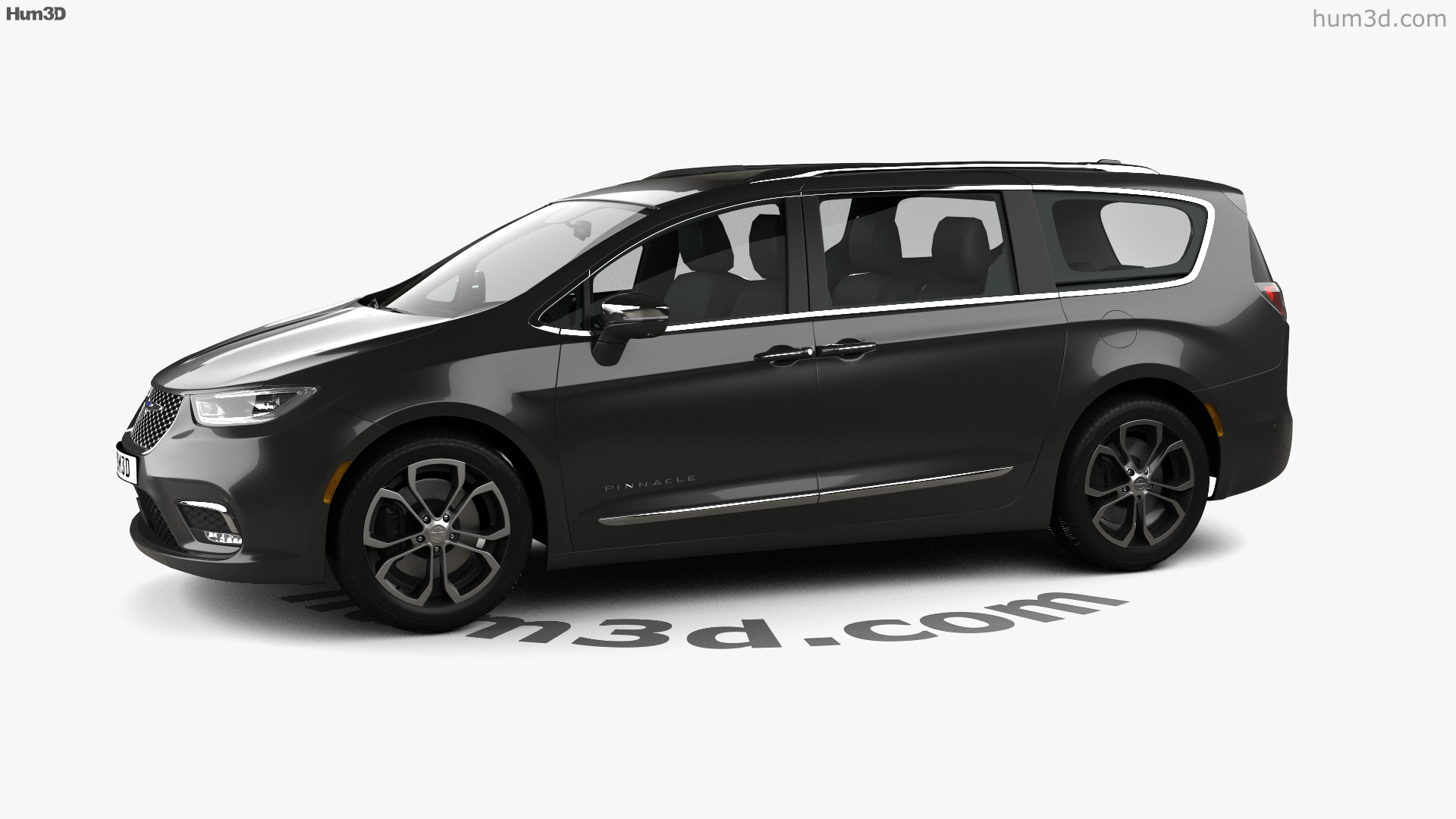 360 view of Chrysler Pacifica Pinnacle 2023 3D model - 3DModels store