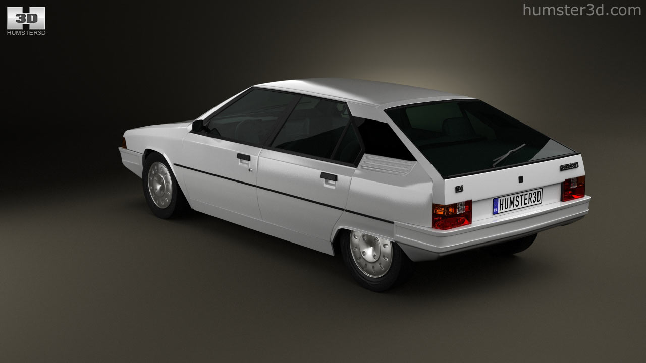 360 view of Citroen BX 1994 3D model - 3DModels store