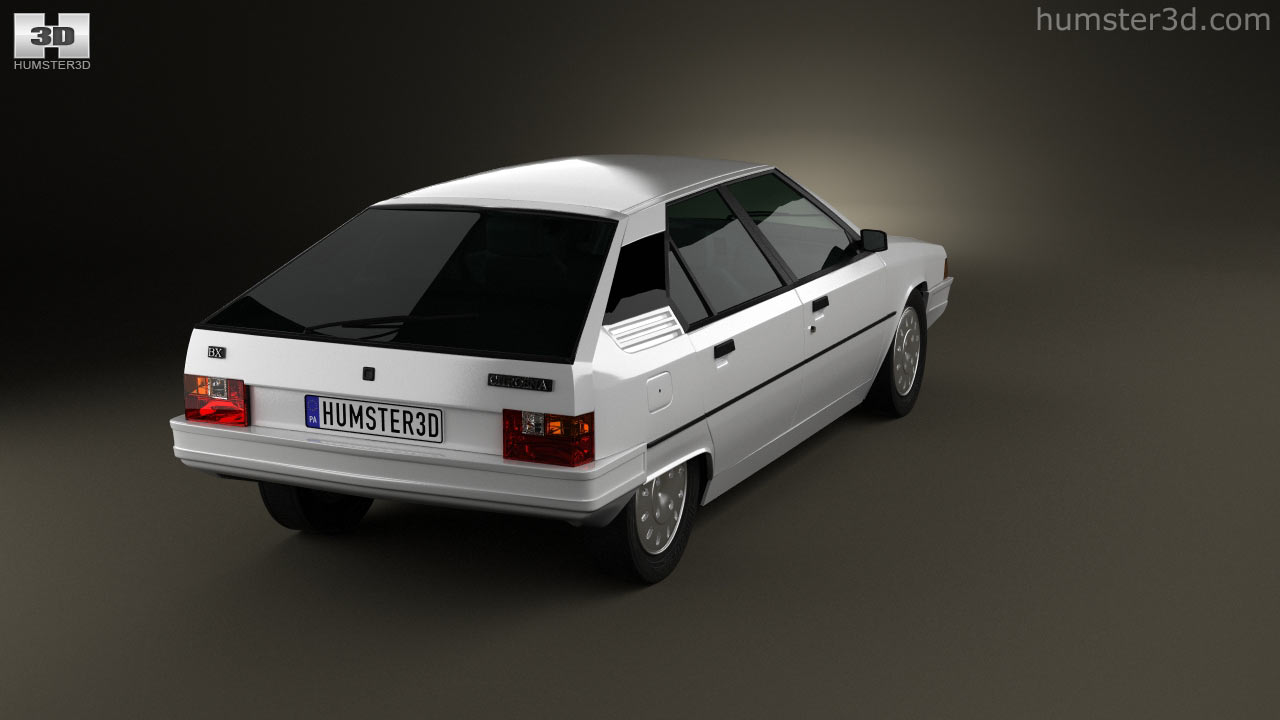 360 view of Citroen BX 1994 3D model - 3DModels store