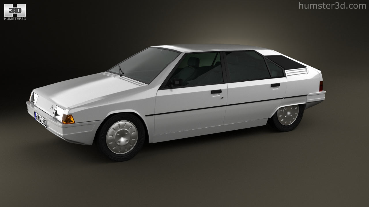 360 view of Citroen BX 1994 3D model - 3DModels store