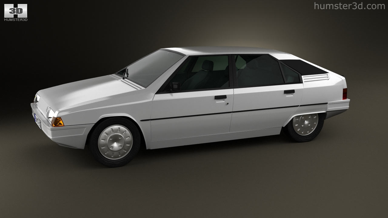 360 view of Citroen BX 1994 3D model - 3DModels store