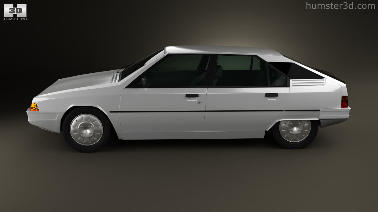 360 view of Citroen BX 1994 3D model - 3DModels store