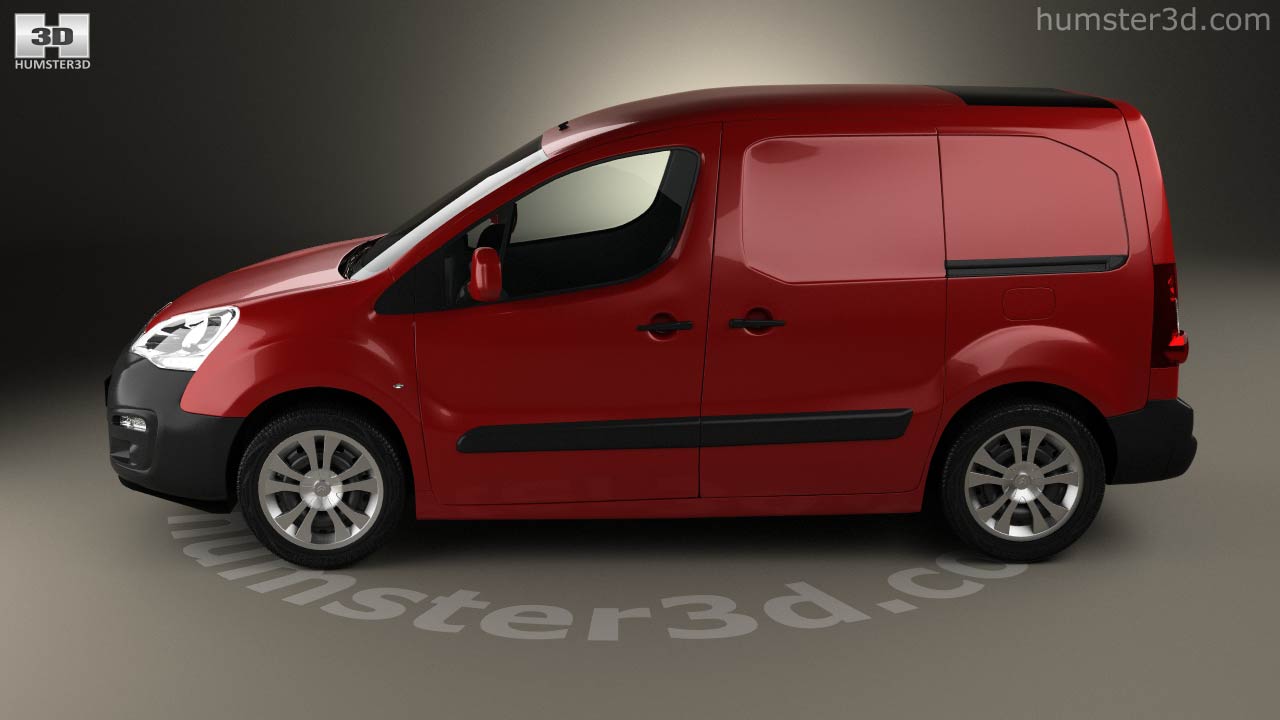 360 view of Citroen Berlingo Panel Van L1 2018 3D model - 3DModels store