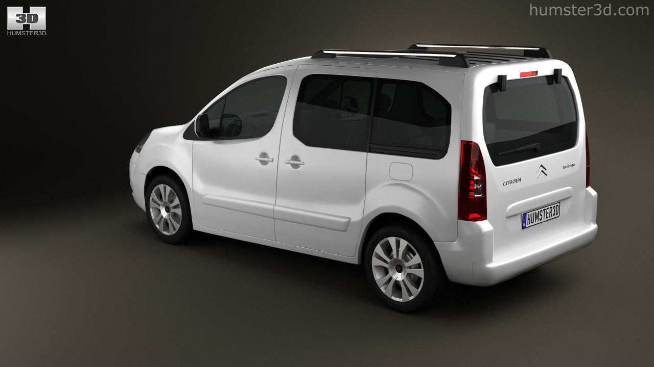360 view of Citroen Berlingo Multispace 2014 3D model - 3DModels store