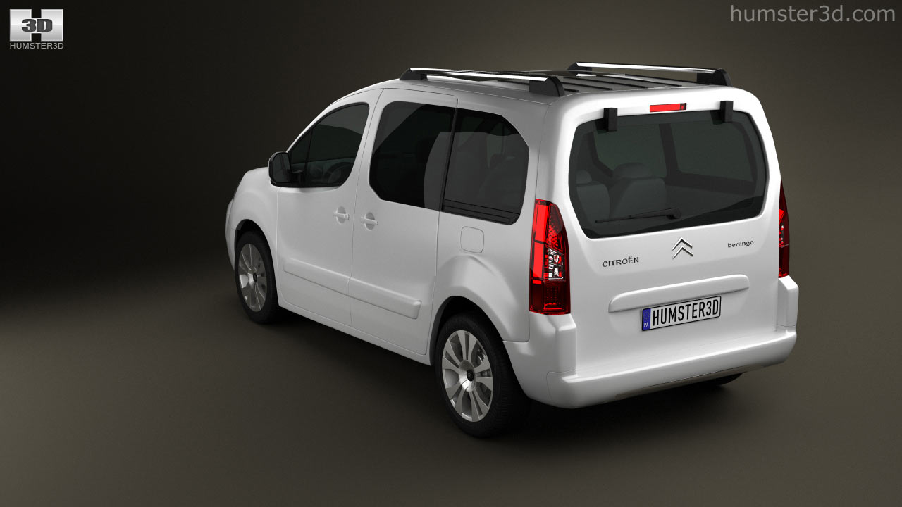 360 view of Citroen Berlingo Multispace 2014 3D model - 3DModels store