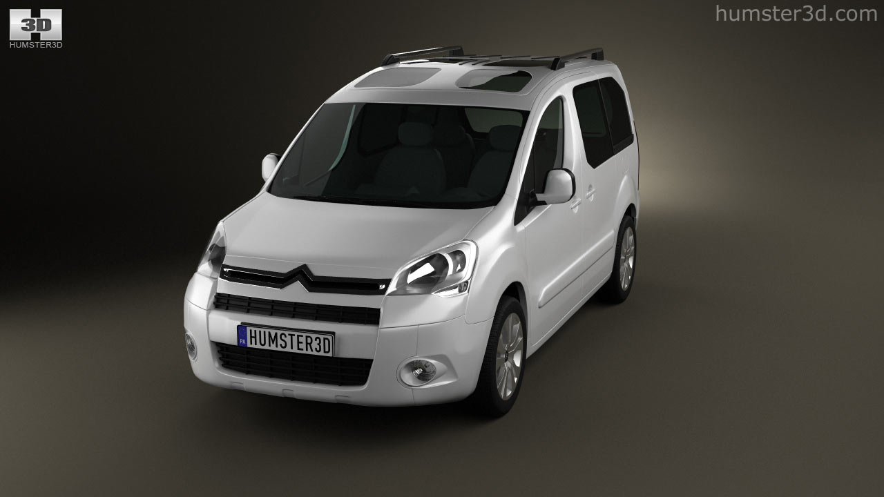 360 view of Citroen Berlingo Multispace 2014 3D model - 3DModels store