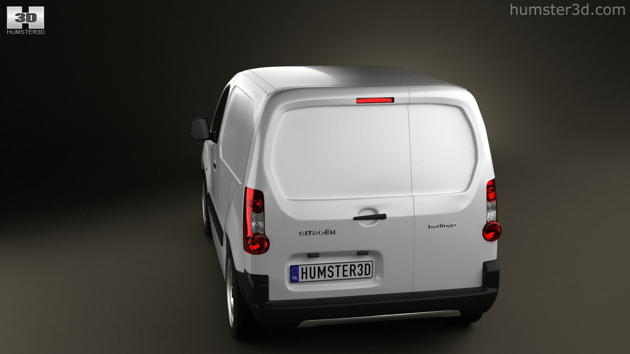 360 view of Citroen Berlingo Panel Van L1 2014 3D model - 3DModels store