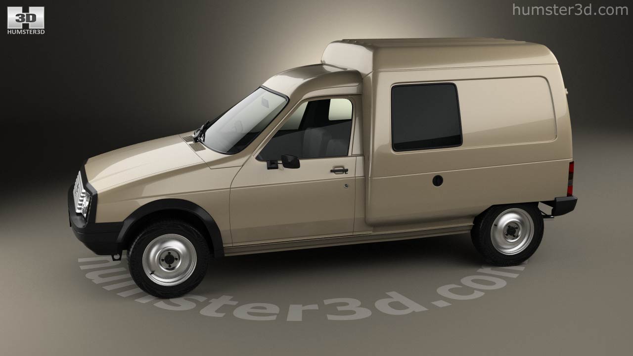 360 view of Citroen C15 2005 3D model - 3DModels store