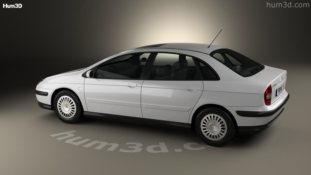360 view of Citroen C5 liftback 2008 3D model - 3DModels store