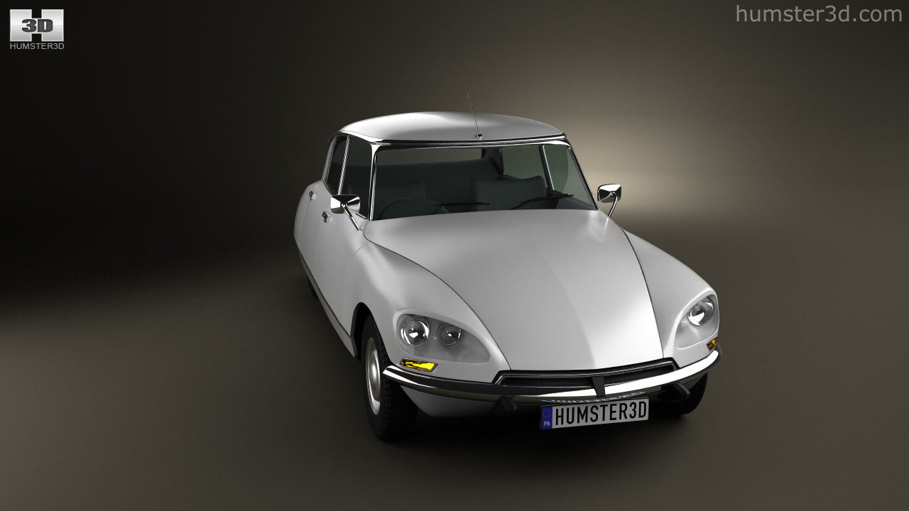 360 view of Citroen DS 4-door sedan 1970 3D model - 3DModels store
