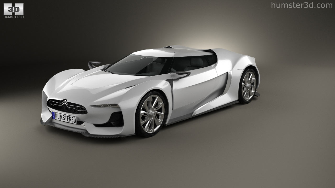 360 view of Citroen GT 2008 3D model - 3DModels store