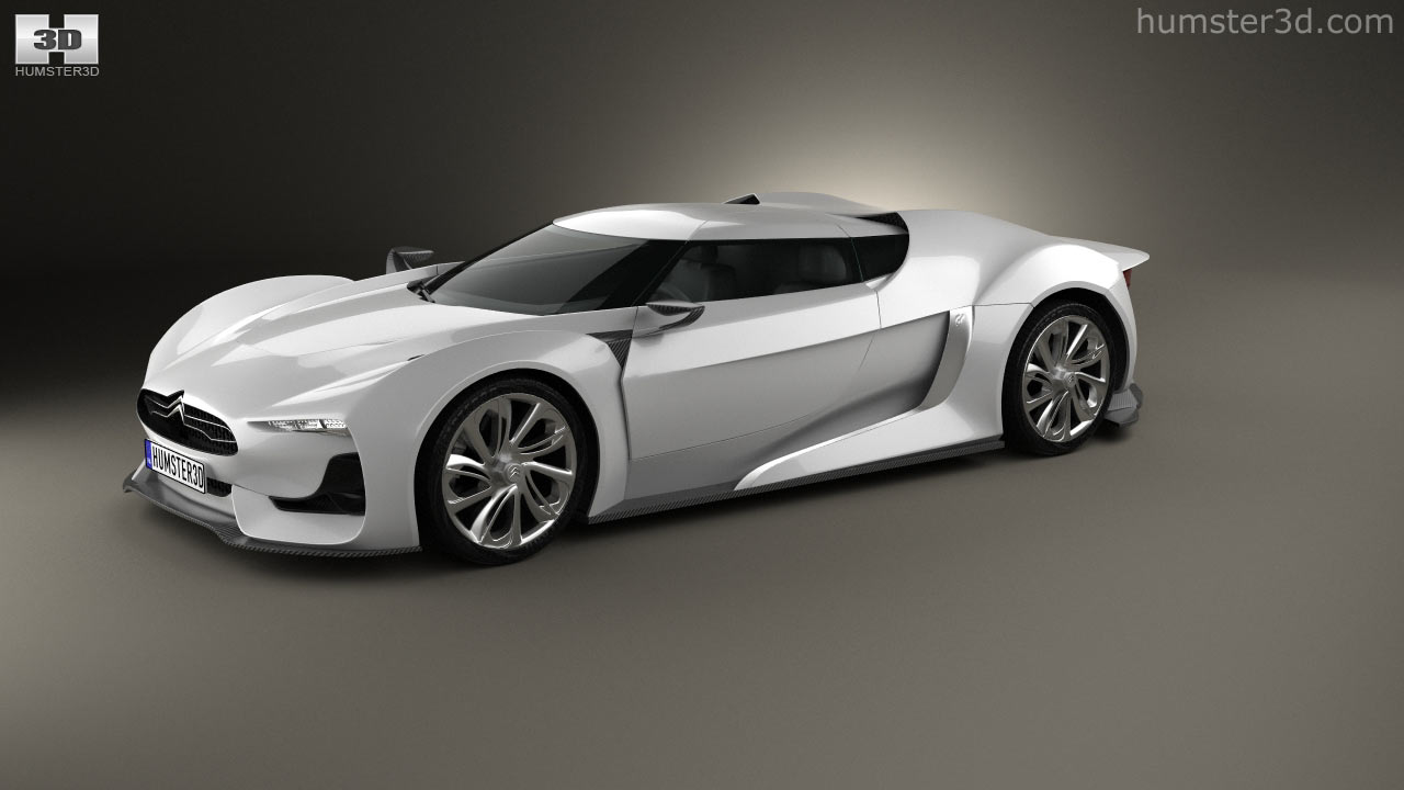 360 view of Citroen GT 2008 3D model - 3DModels store