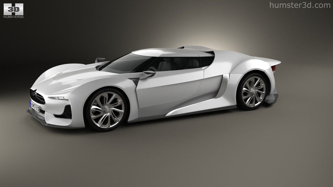 360 view of Citroen GT 2008 3D model - 3DModels store
