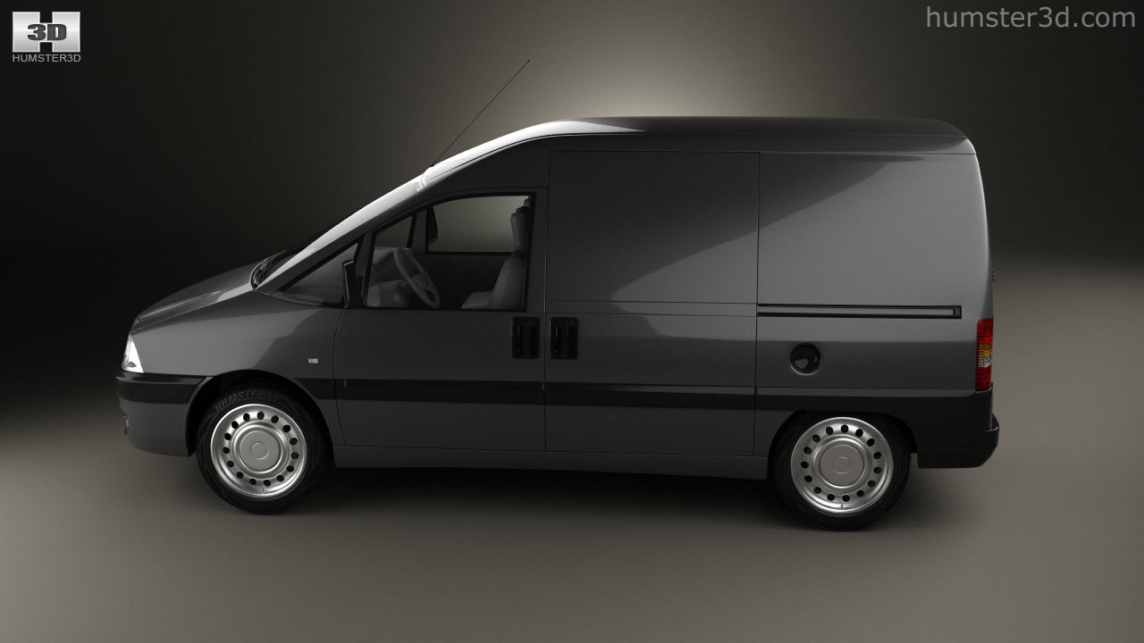 360 view of Citroen Jumpy Van 2006 3D model - 3DModels store