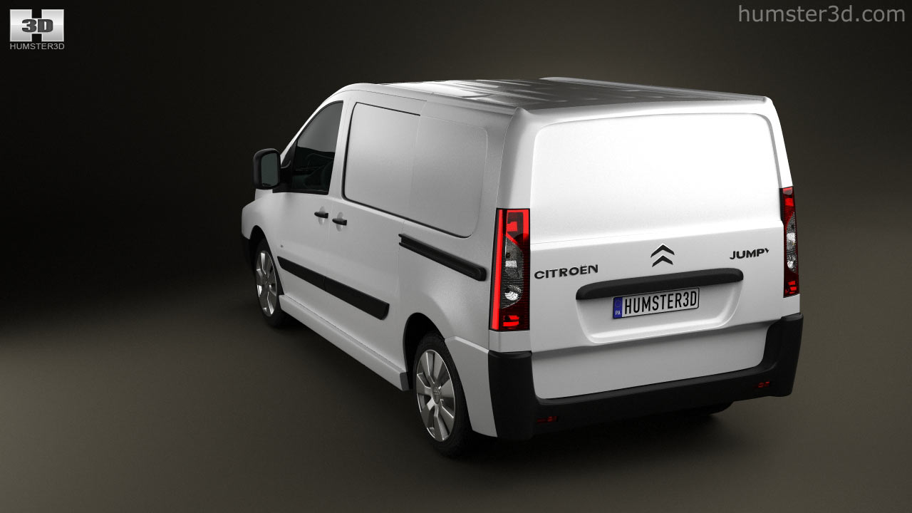 360 view of Citroen Jumpy Panel Van L1H1 2014 3D model - 3DModels store