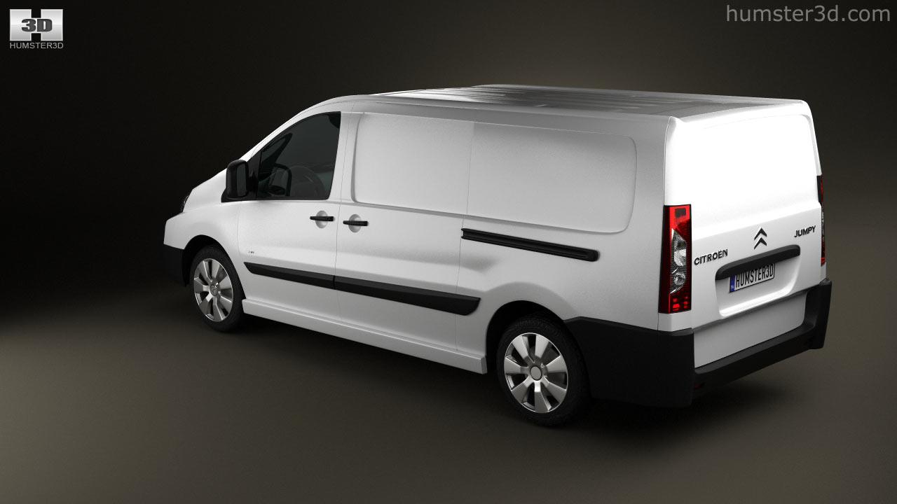 360 view of Citroen Jumpy Panel Van L2H1 2014 3D model - 3DModels store