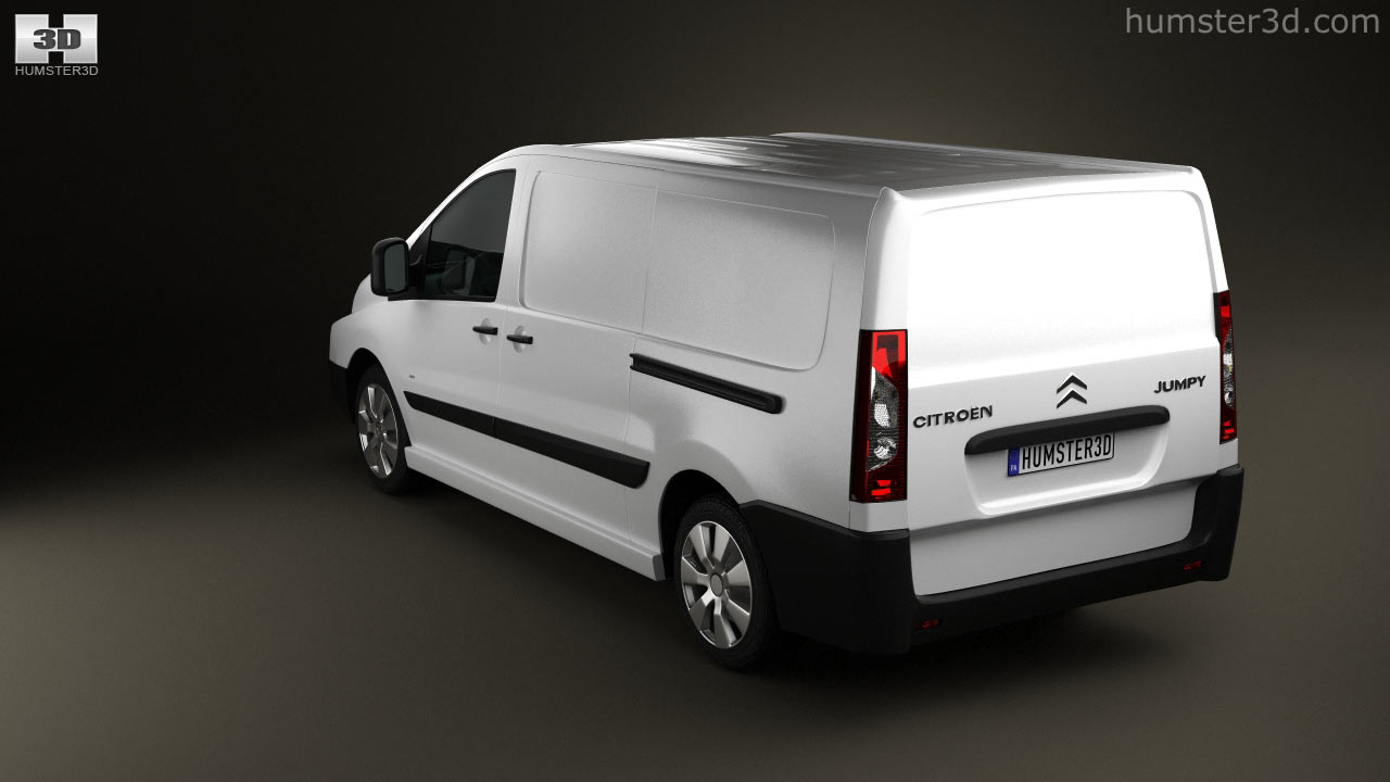 360 view of Citroen Jumpy Panel Van L2H1 2014 3D model - 3DModels store