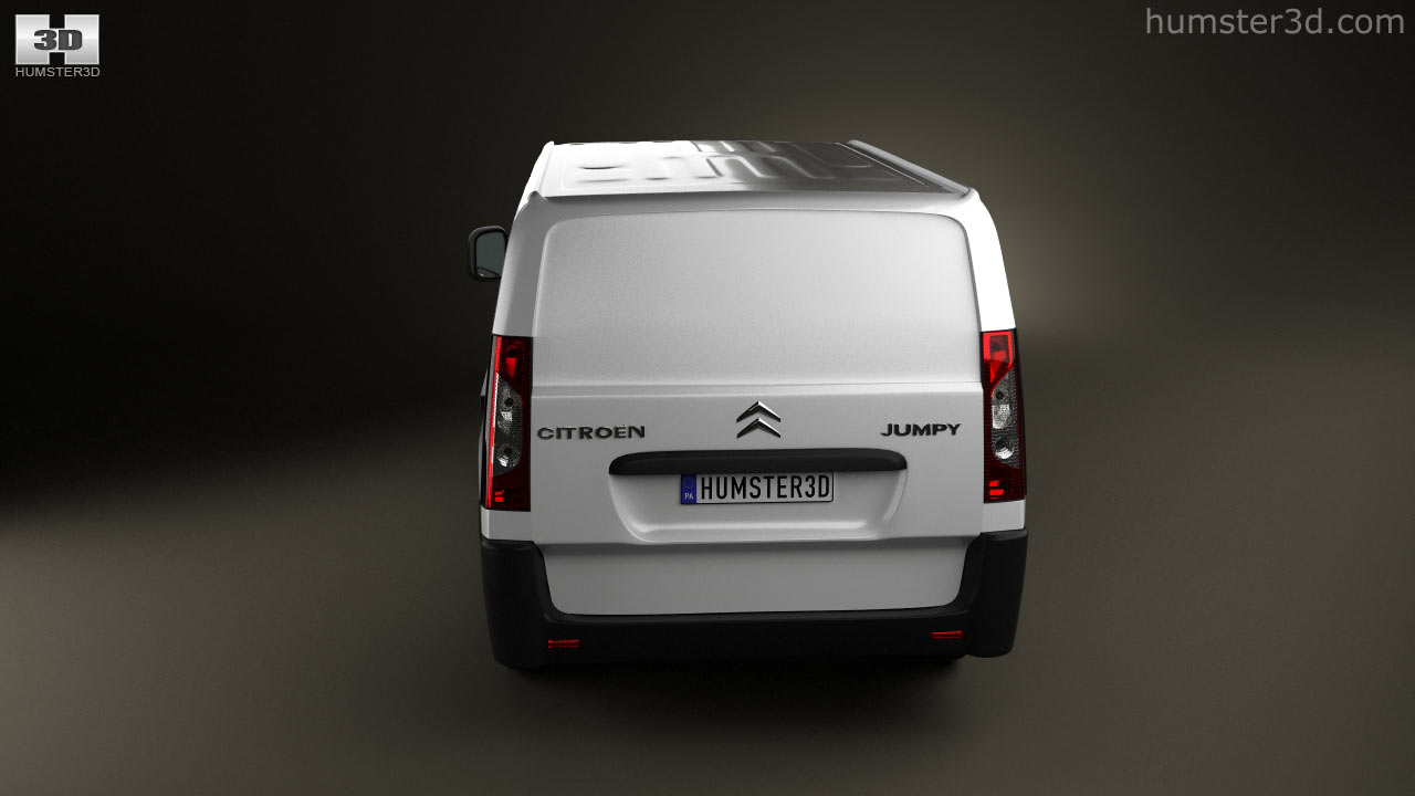 360 view of Citroen Jumpy Panel Van L2H1 2014 3D model - 3DModels store