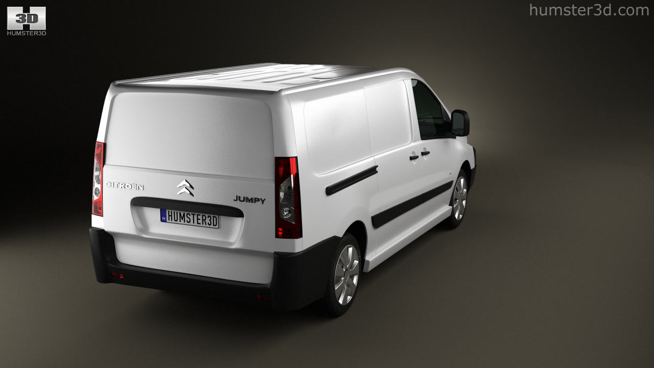 360 view of Citroen Jumpy Panel Van L2H1 2014 3D model - 3DModels store