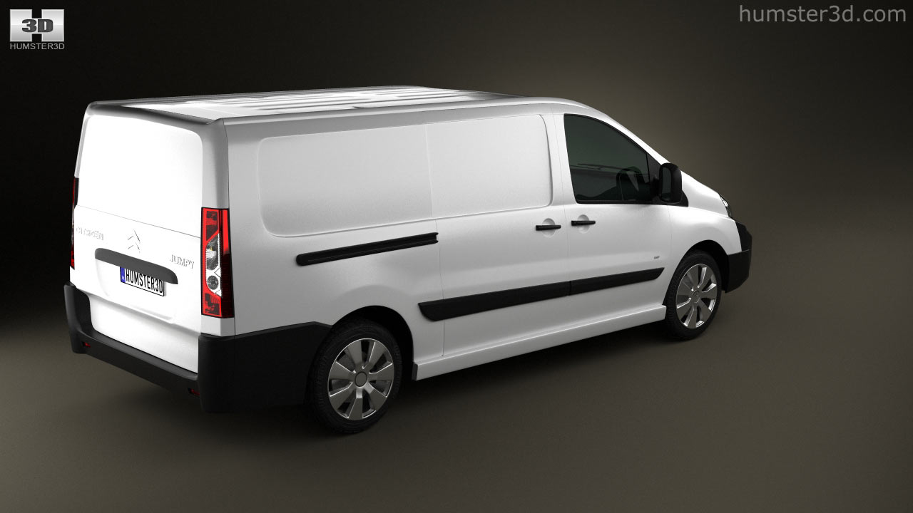 360 view of Citroen Jumpy Panel Van L2H1 2014 3D model - 3DModels store