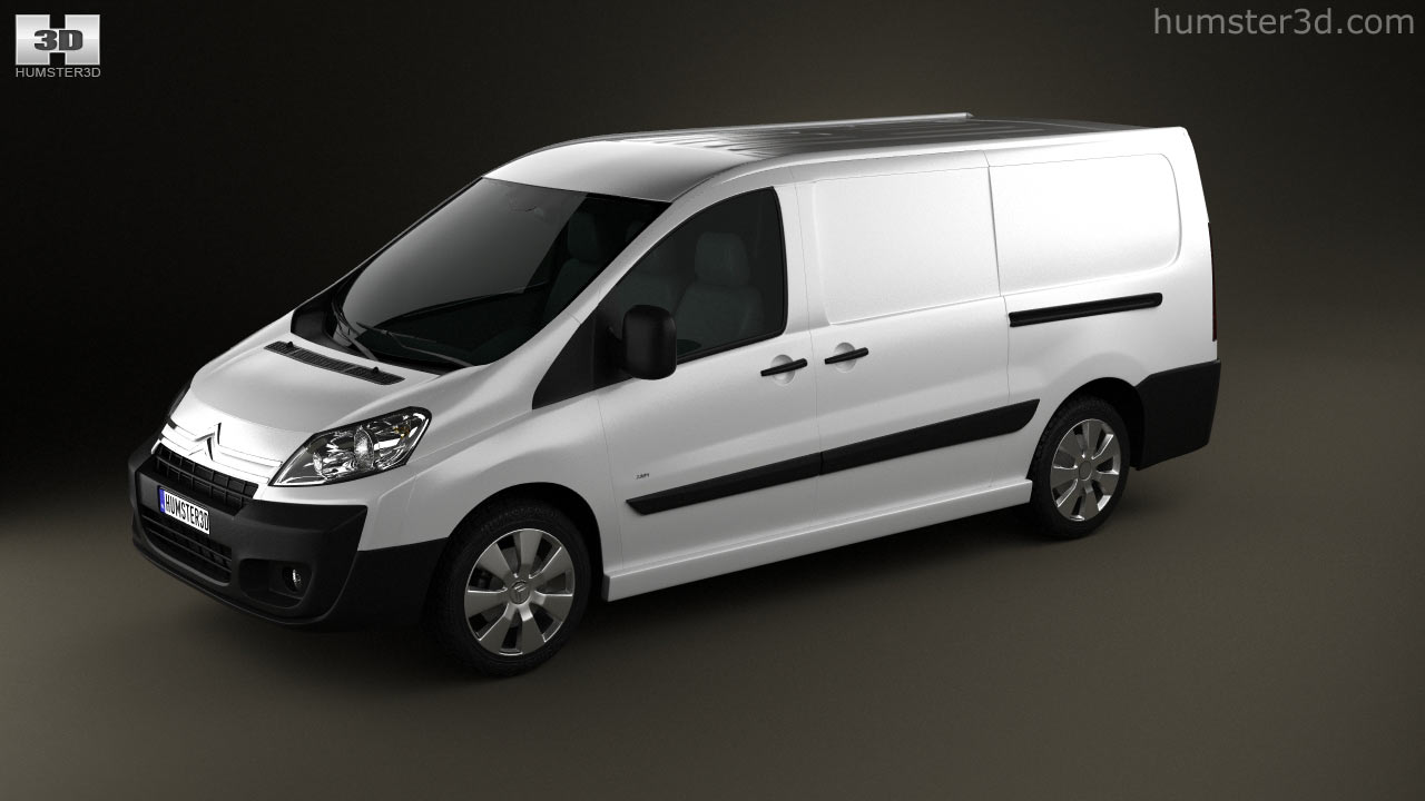 360 view of Citroen Jumpy Panel Van L2H1 2014 3D model - 3DModels store