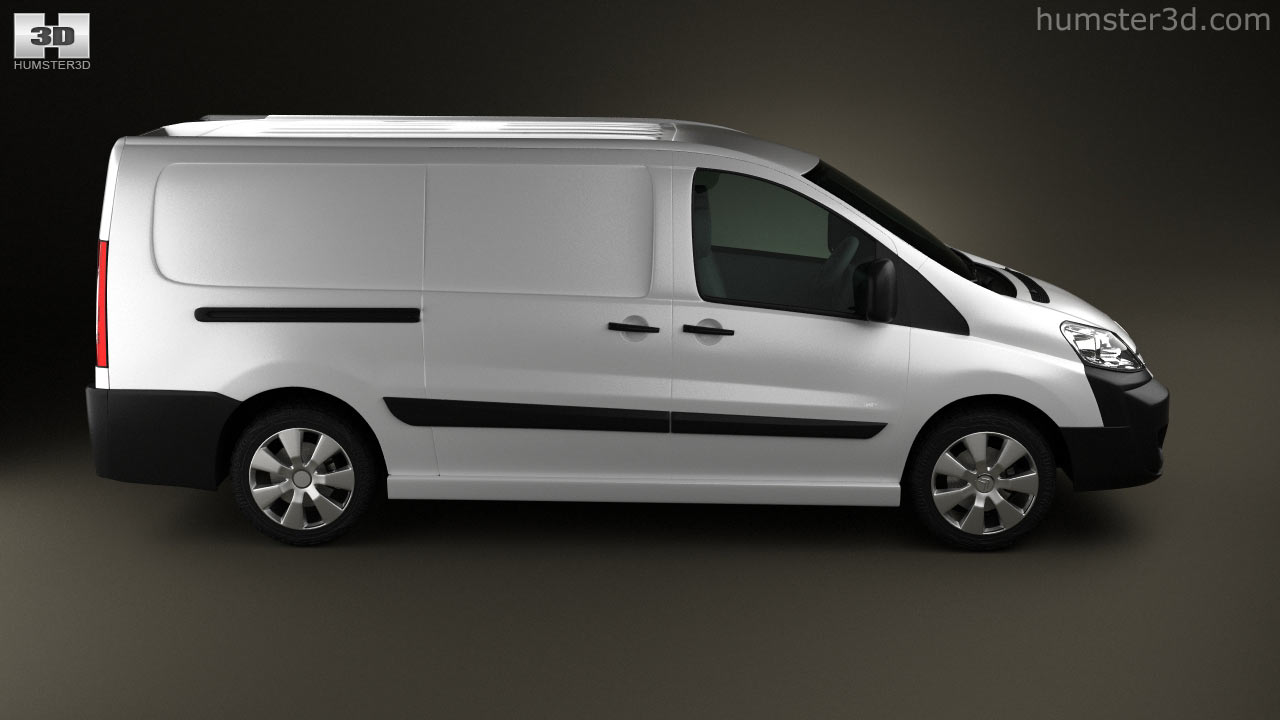 360 view of Citroen Jumpy Panel Van L2H1 2014 3D model - 3DModels store