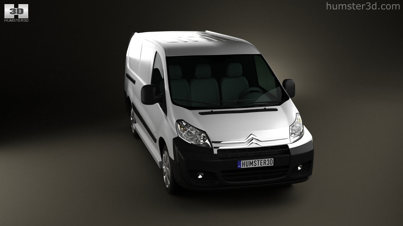 360 view of Citroen Jumpy Panel Van L2H1 2014 3D model - 3DModels store
