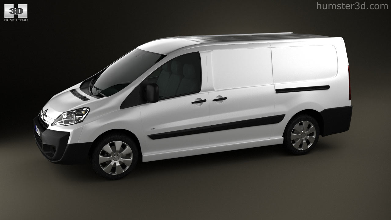 360 view of Citroen Jumpy Panel Van L2H1 2014 3D model - 3DModels store