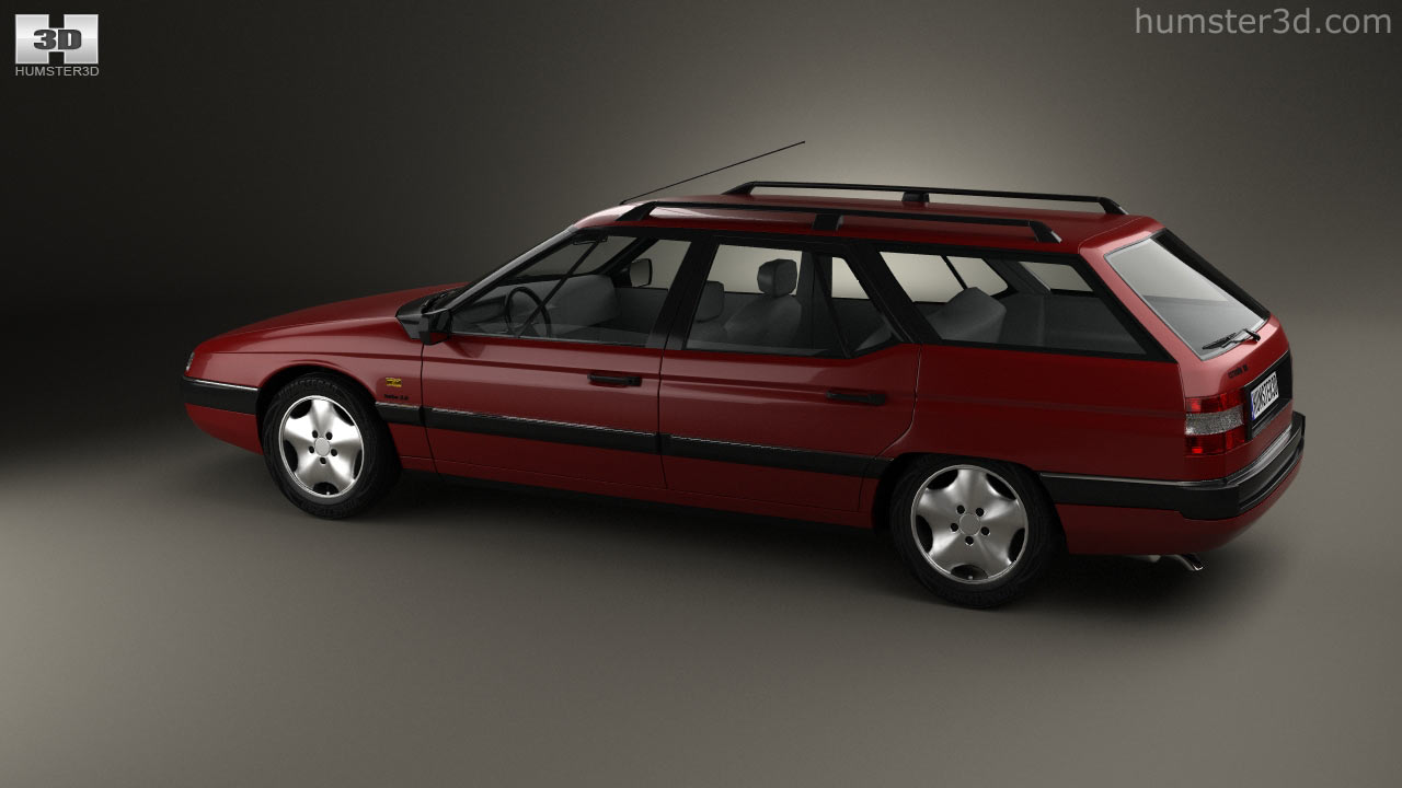 360 view of Citroen XM Break 2000 3D model - 3DModels store