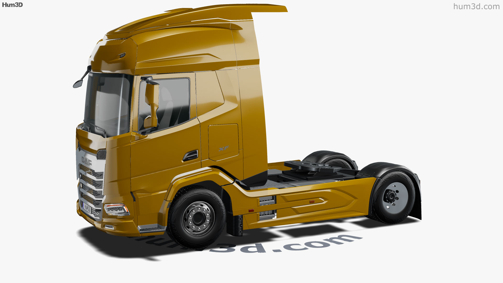 360 view of DAF XF 450 FT Tractor Truck 2-axle 2025 3D model - 3DModels ...