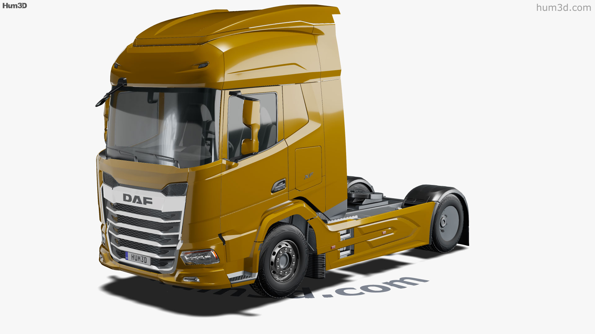 360 view of DAF XF 450 FT Tractor Truck 2-axle 2025 3D model - 3DModels ...