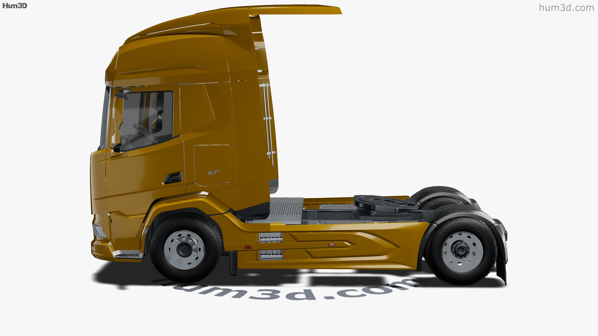 360 view of DAF XF 450 FT Tractor Truck 2-axle 2025 3D model - 3DModels ...